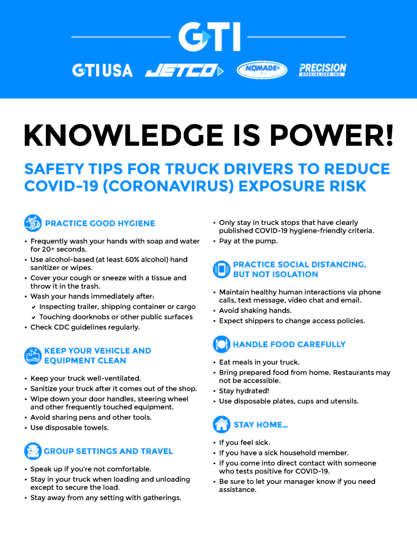 Driver Safety Tips | GTI Group